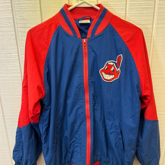 MLB | Jackets & Coats | Vintage Mlb Cleveland Indians Stadium Apparel ...